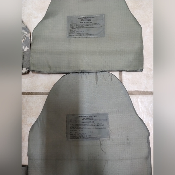 USGI | Other | Usgi Ucp Deltoid Ballistic Armor Iiia Iotv Otv Iba ...